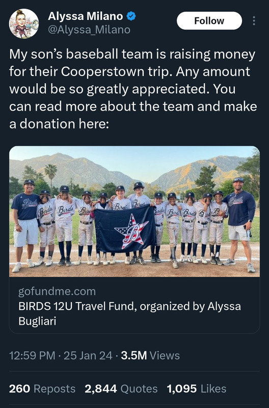 Alyssa Milano needs your help sending Braxton to Cooperstown | O-T Lounge