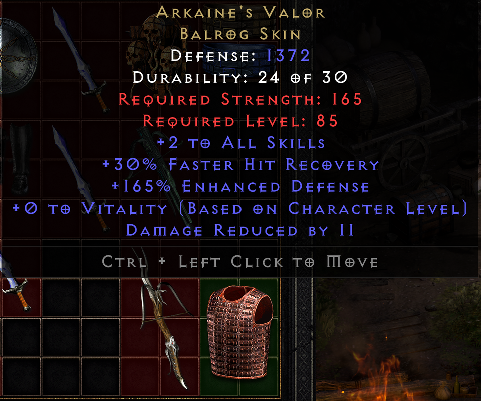 Balrog skin 1372 def vit per level — Postimages