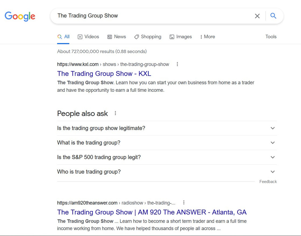 trading group show — Postimages