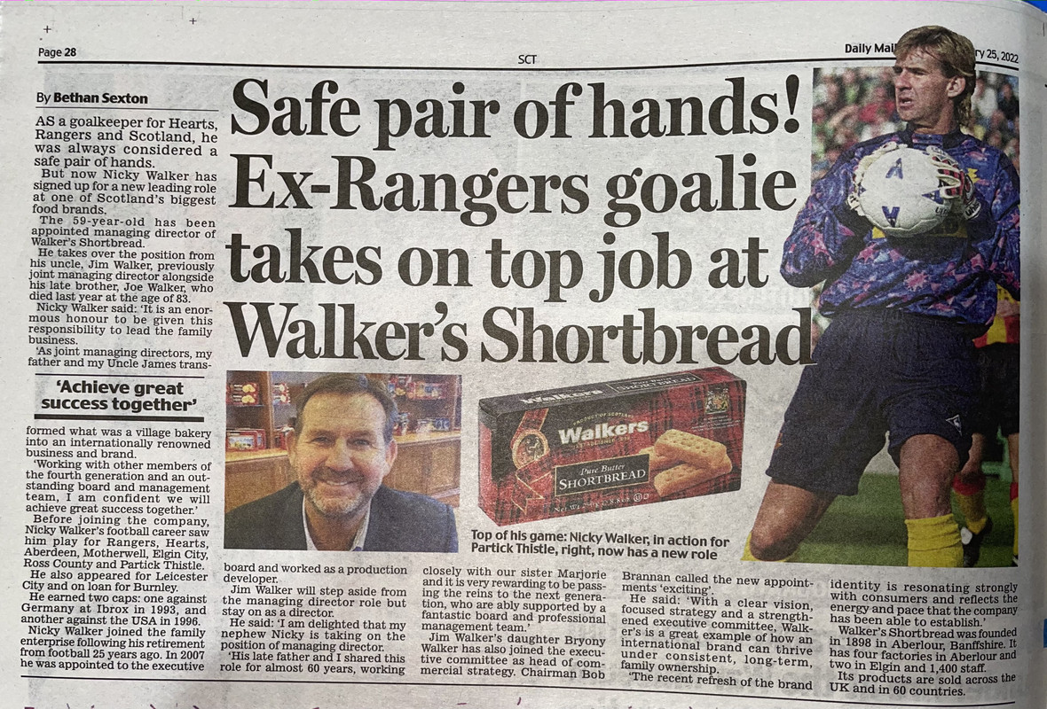 Nicky Walker takes over the reigns of family shortbread business ...