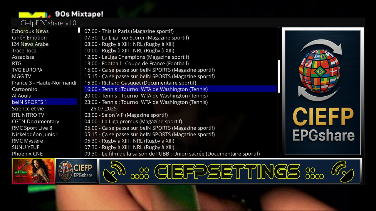 CiefpEPGshare - Enigma2 Multimedia Plugins - Linux Satellite Support Community