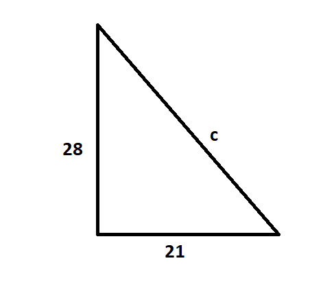 Find the missing length of the triangle. | Quizlet