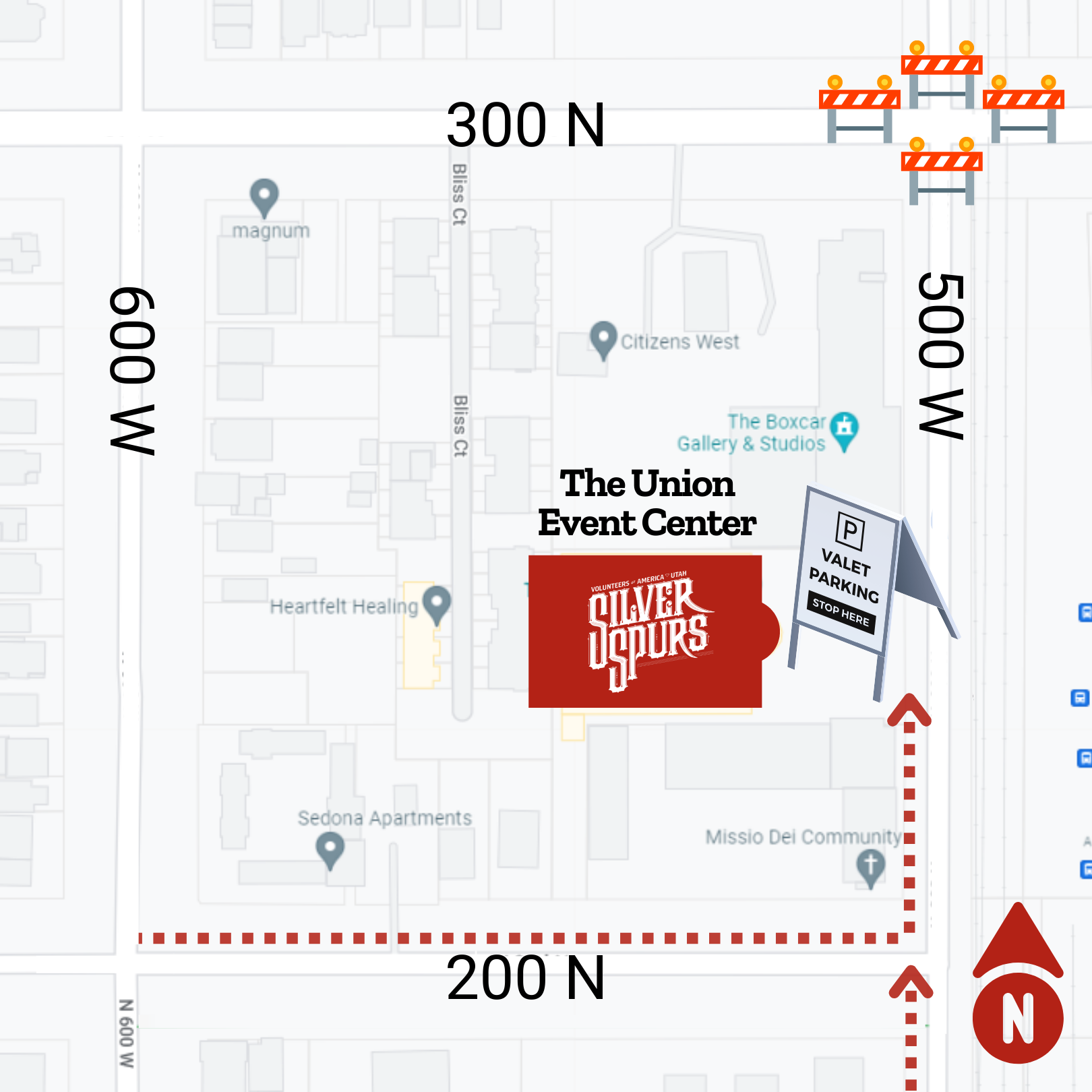 map The Union Event Center 2 — Postimages