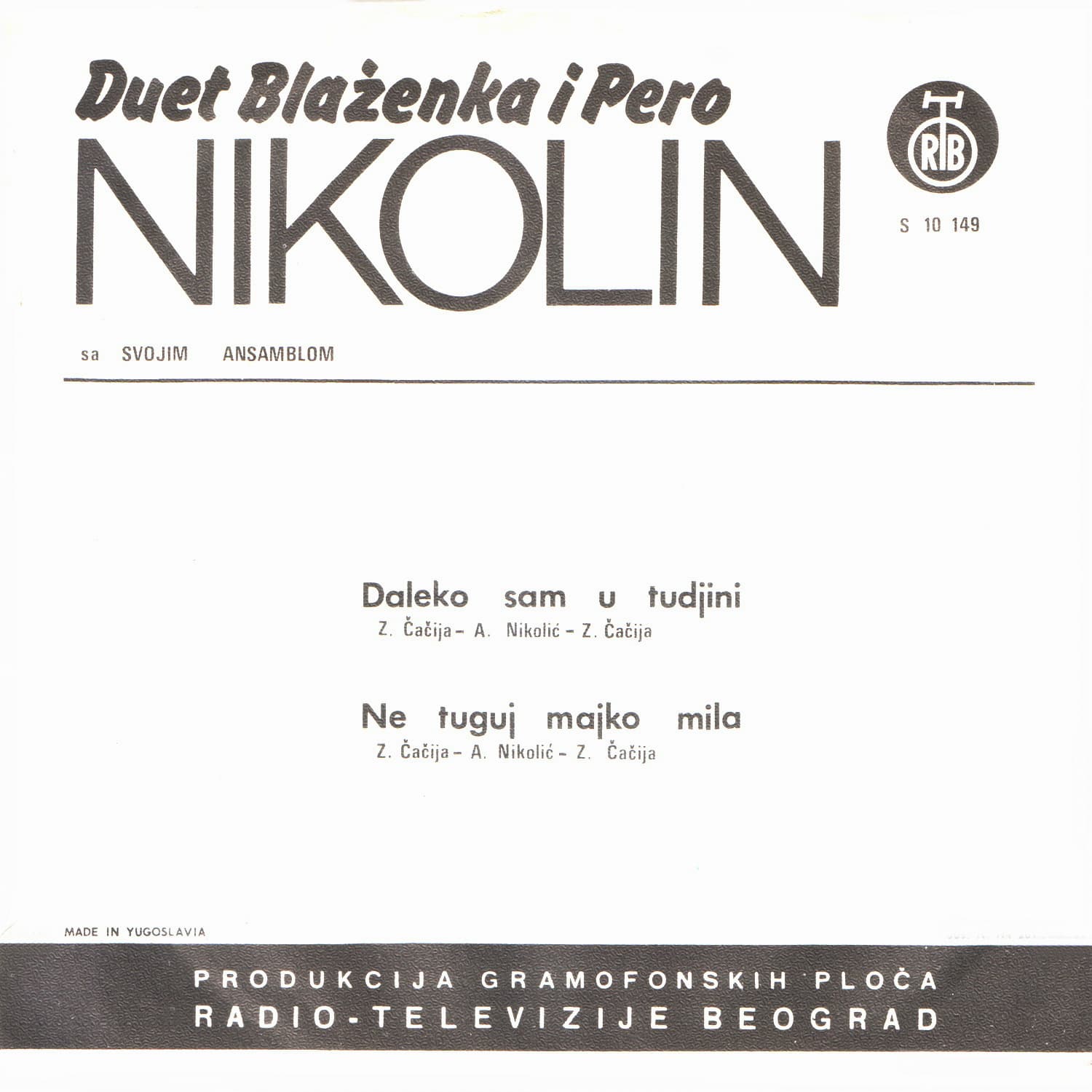 Blazenka i Pero Nikolin 1973 z — Postimages