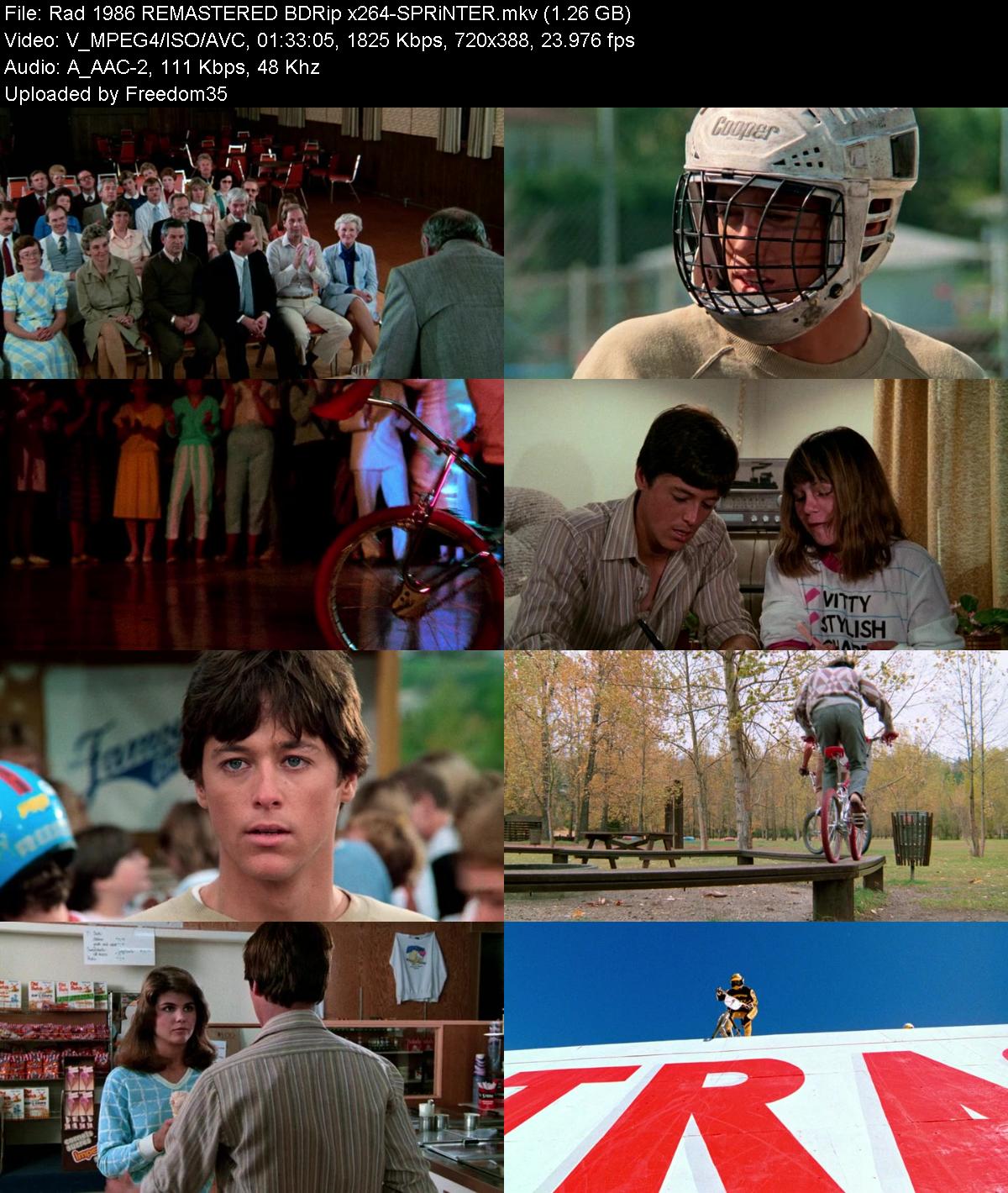 Rad (1986) REMASTERED BDRip x264-SPRiNTER - HD (720p) - ChileComparte