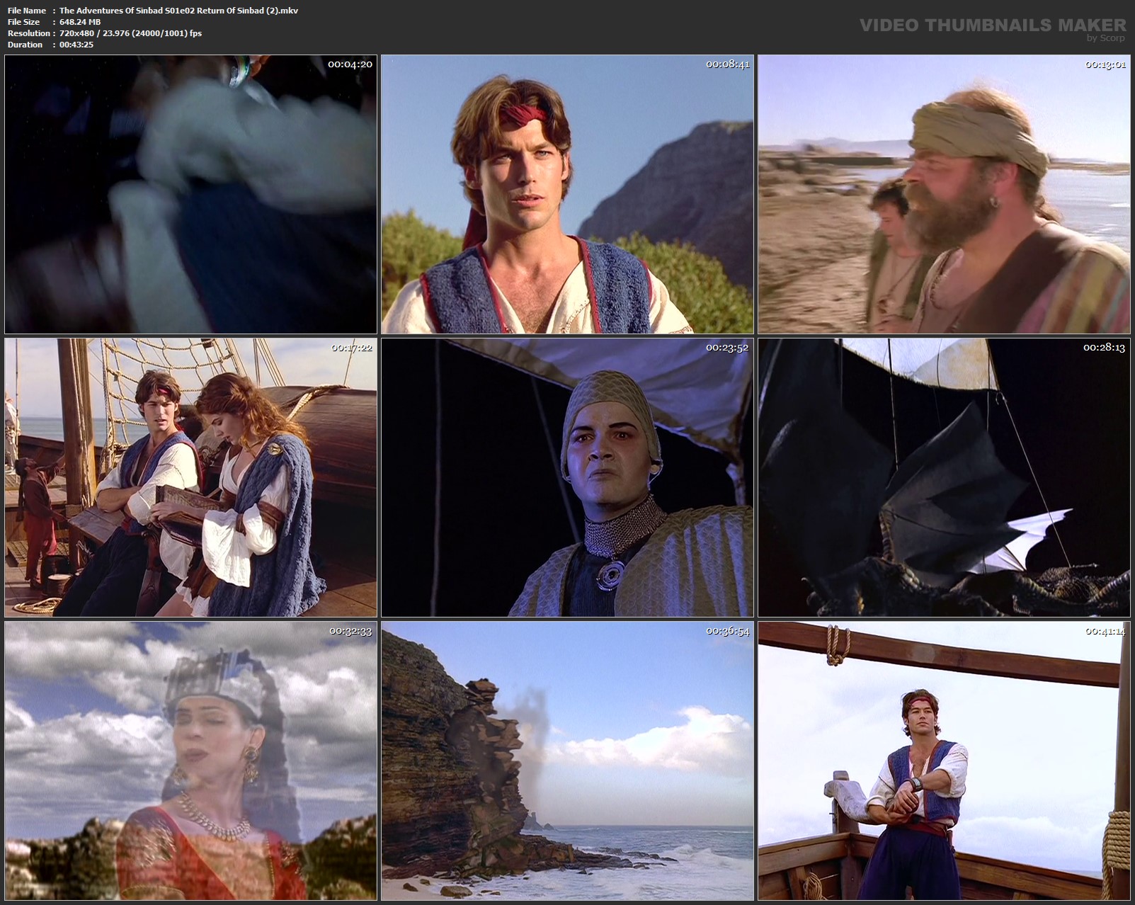 The Adventures Of Sinbad S01e02 Return Of Sinbad 2 mkv — Postimages