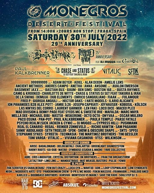 [HILO OFICIAL] Monegros Desert Festival 2022 - Forocoches