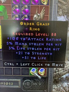 Gg Dual Leech Rings And Amulet - Topic - d2jsp