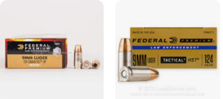 Did Federal modify the HST 124 also? Or just the 147? > Ammunition ...