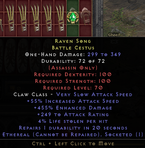 Ft Good Battle Cestus And War Fist - Topic - d2jsp
