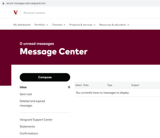 [Vanguard may remove secure messages, members transitioning out of ...