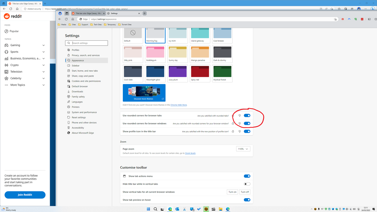 Title bar color Edge Canary : r/MicrosoftEdge