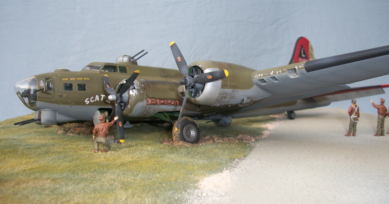Finished Photos of 1/48 Scale B-17G Diorama "The Final Landing" - Ready For Inspection ...