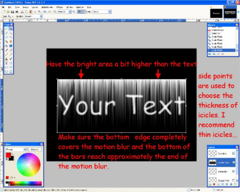 Frozen Text - Text Effects - Paint.NET Forum