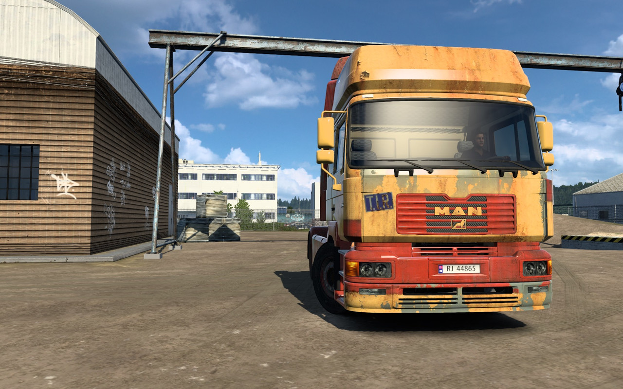 Rusty OLD skin FOr MAN F2000 - SCS Software