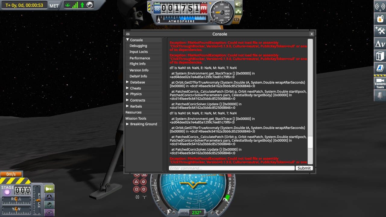 Craft stuck upon decoupling - KSP1 Technical Support (PC, modded installs) - Kerbal Space ...
