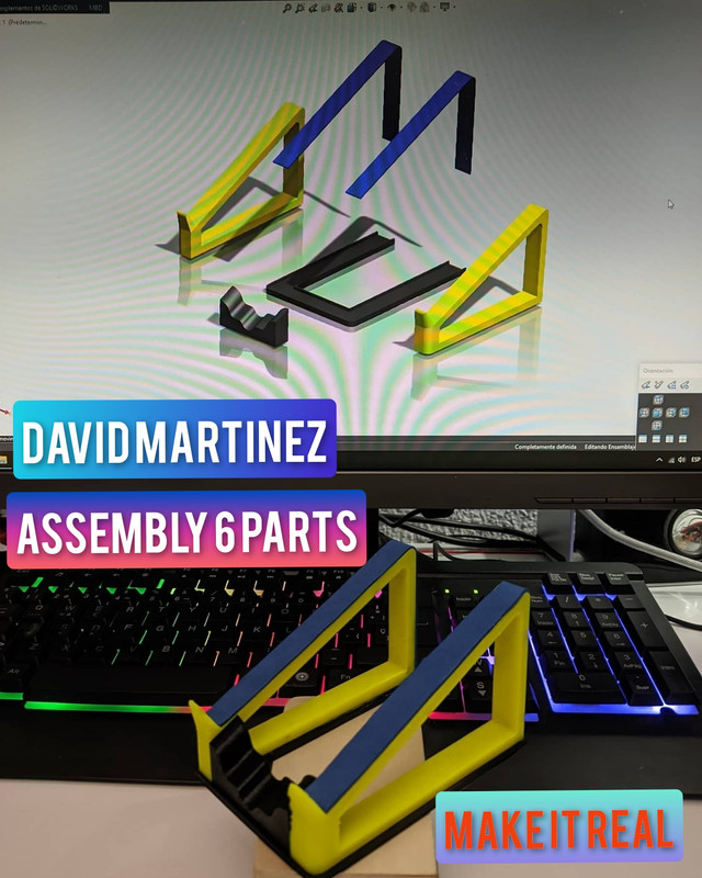 GitHub - DonP1r3lly/Mobile-Stand-Assembly-SOLIDWORKS-3d: Design of a ...