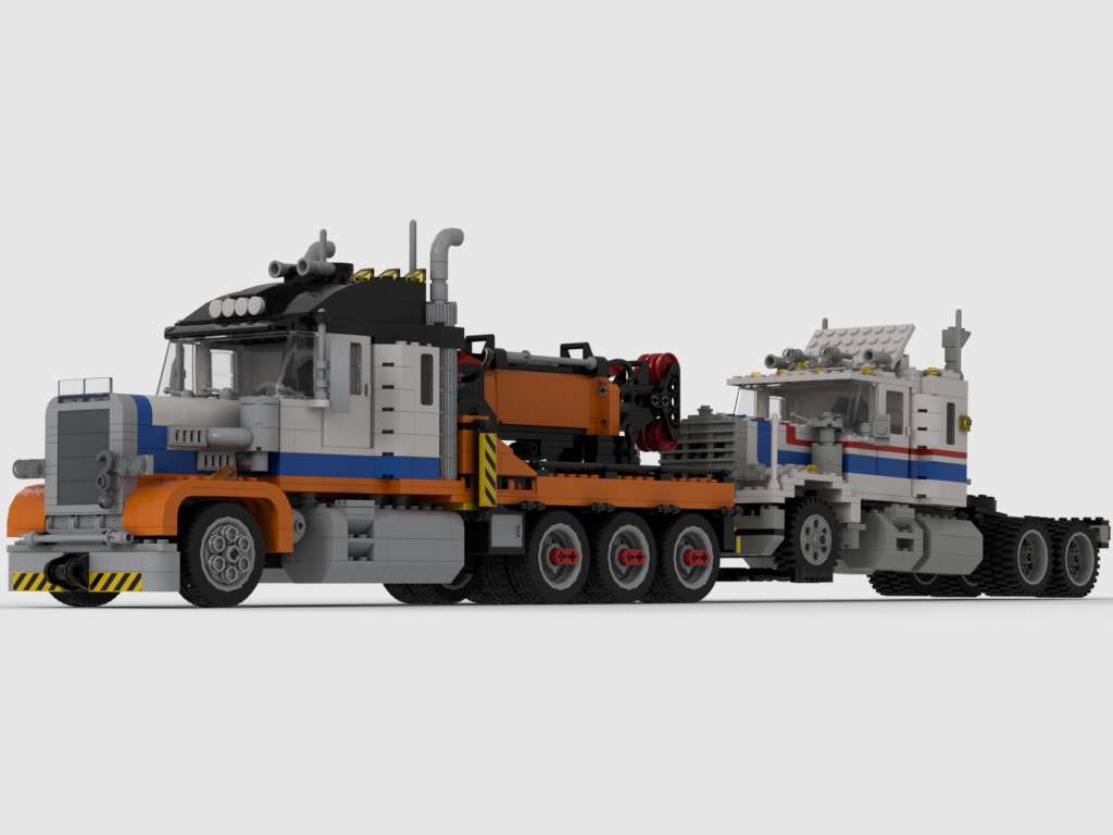 LEGO MOC Heavy Tow & Rotator Truck by rayb | Rebrickable - Build with LEGO