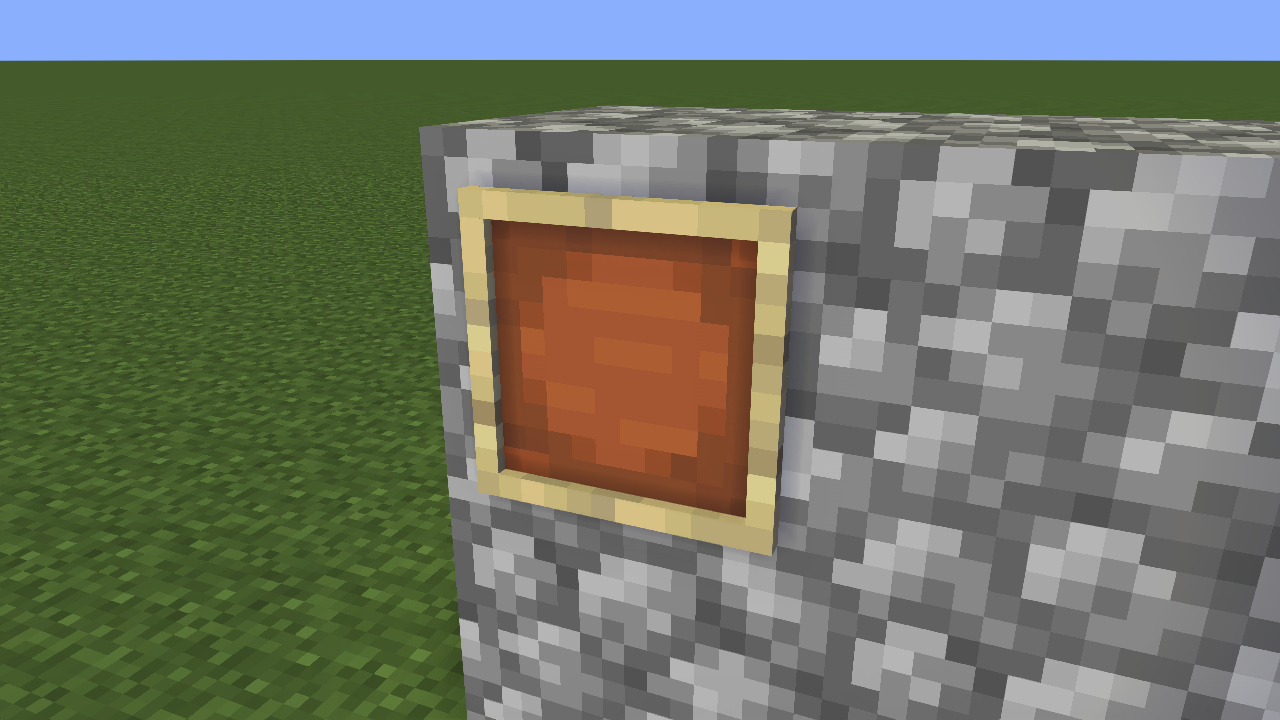 Basic item frame (vanilla textures) - Models - Mine-imator forums