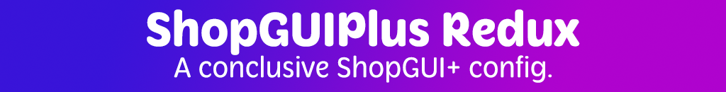 SHOPGUI+ REDUX ULTIMATE SHOPGUI+ CONFIG NO EXPLOITS BALANCED ...