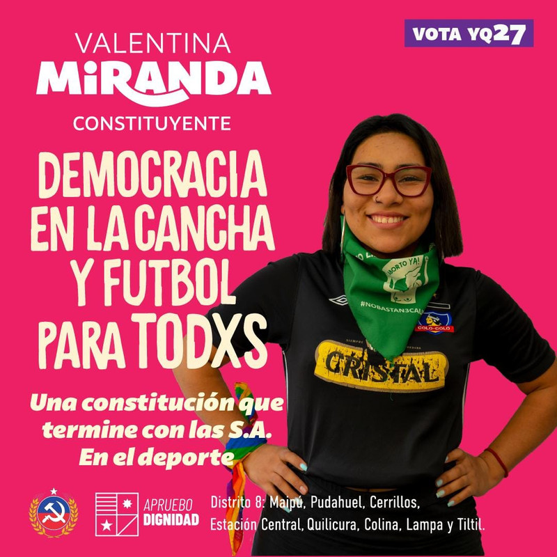 valentina miranda constituyente comunista colocolo — Postimages