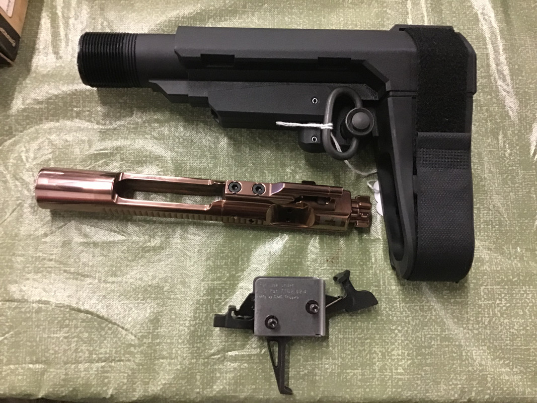 CMC 2stage, CMMG Rip brace, F1 Rose Gold BCG - AR15.COM