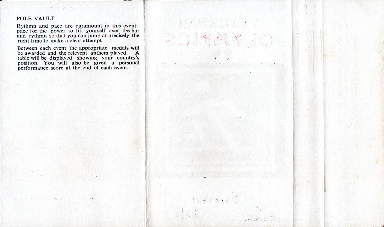 Stickman Olympics 84 Inlay Back — Postimages