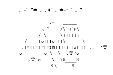 Simple Ascii Art Tank
