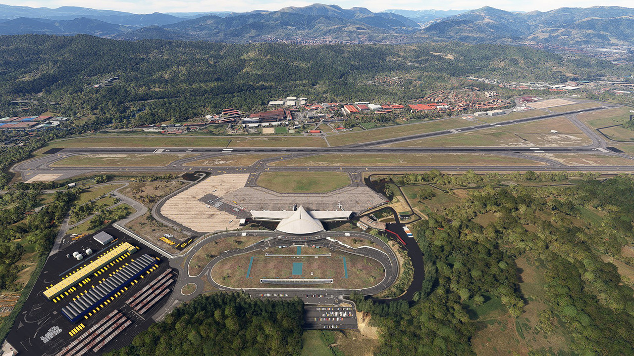 Bilbao Airport LEBB in Nth Spain - Community Screenshots - Orbx ...