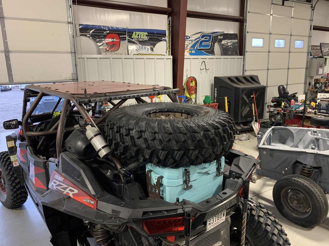 DIY Spare Tire Carrier | Polaris RZR Forum - RZR Forums.net