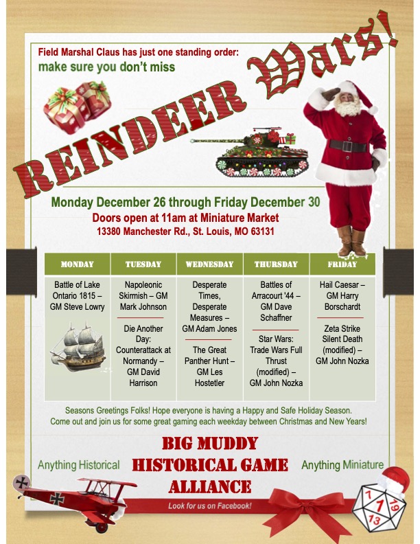 [TMP] "Big Muddy Reindeer Wars" Topic