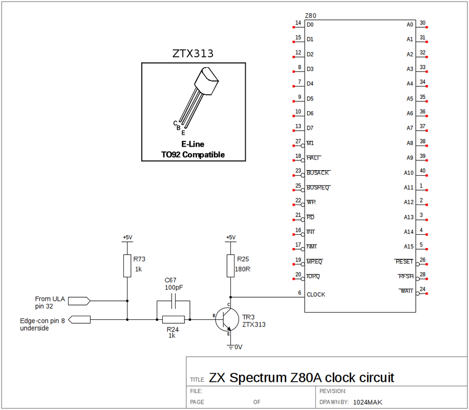 ZX Spectrum Z80 A clock circuit — Postimages