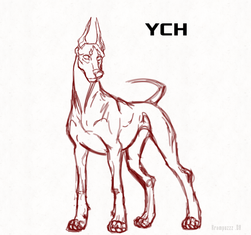 Wolf Play : Tail Wag YCH semi-animated (1/10)