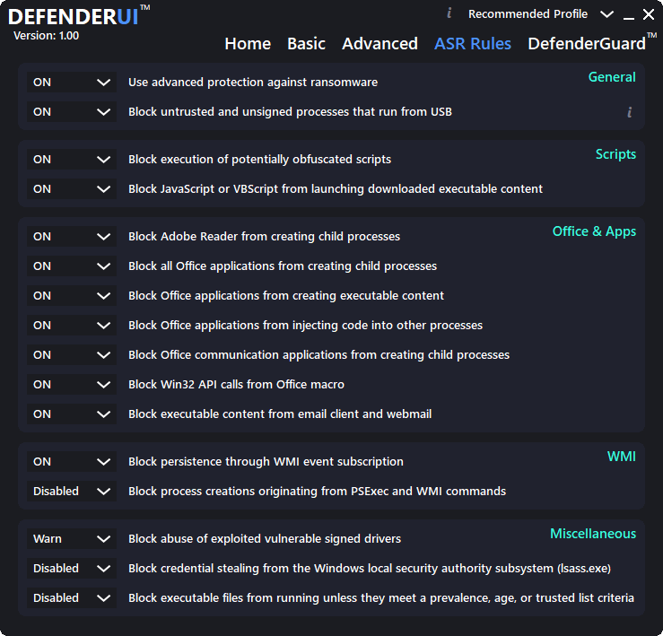 DefenderUI a GUI for Microsoft Defender - The Portable Freeware ...