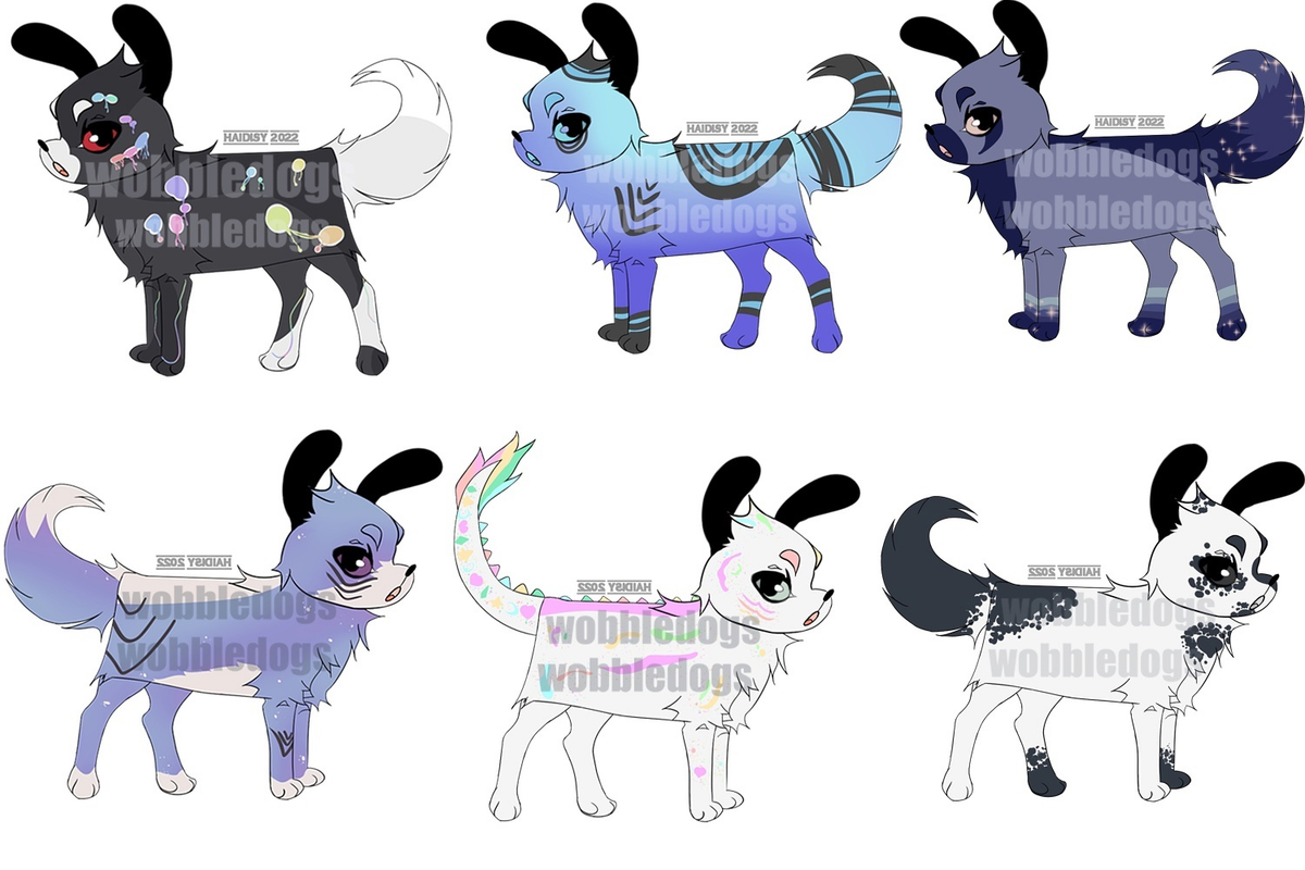 Wobbledogs/Dogs Adopt Open / 5 GC or 2500 SC each |:| Wolvden