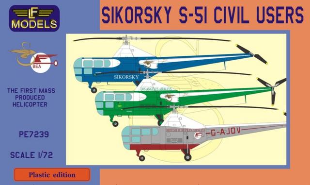 1/72 - Sikorsky S-51/H-5 and Westland WS-51 Dragonfly by LF Models ...