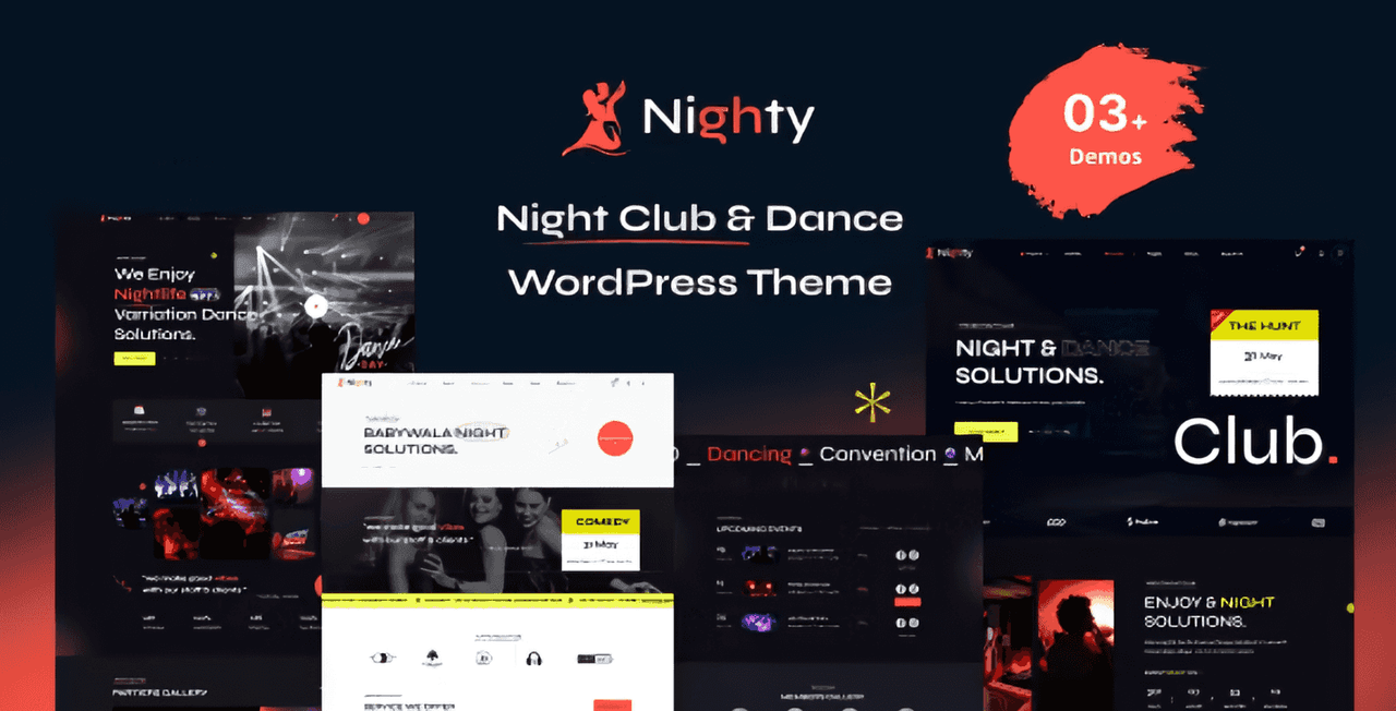 Nighty - Night Club WordPress Theme – Bliter GPL