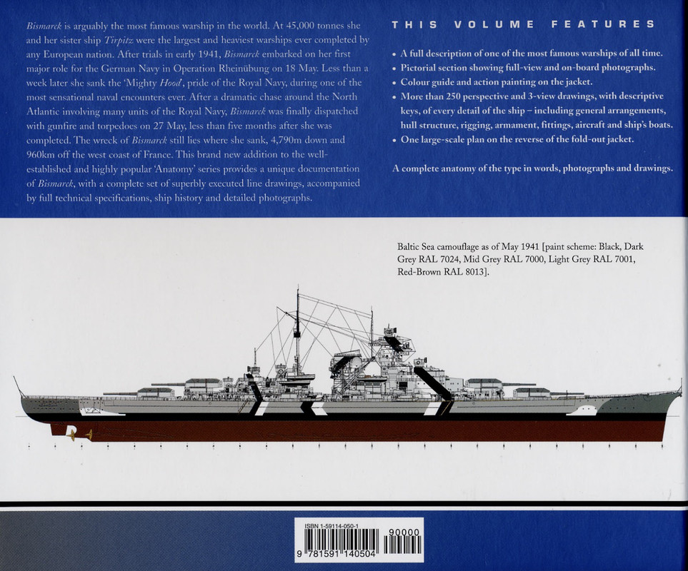 Battleship Bismarck Paint Scheme
