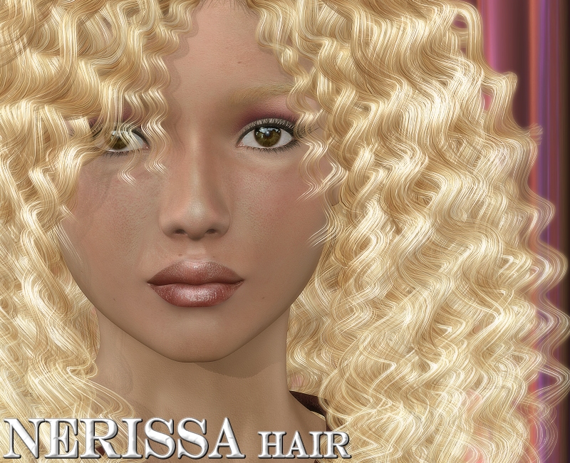 Nerissa Hair By Mairy, 3Dream 2026 - Free Daz 3D Models