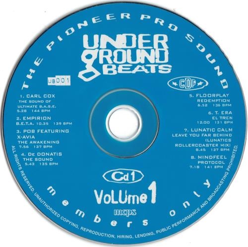 26/01/2023 - Various ‎– Underground Beats (2 × CD, Compilation, Promo ...
