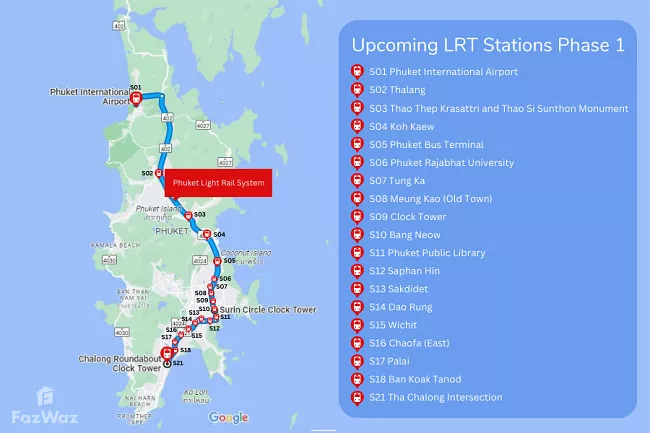 Upcoming Light Rail System Boosts Phuket's Property Market? | FazWaz