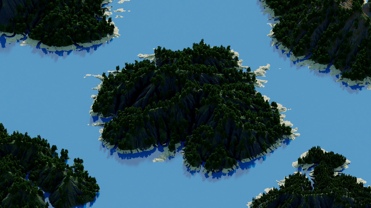 📦 500+ Custom Islands (1.19+) - Terrain Asset pack - Plains / Desert ...