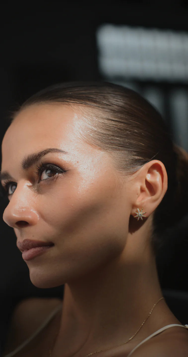 North Star Studs Gold Plating 8 — Postimages