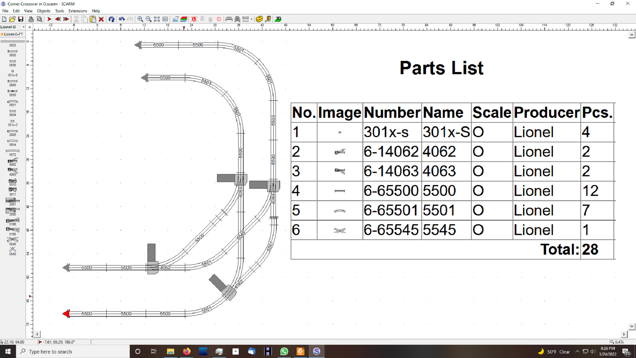 Plan with back-to-back switches in corner and parallel tracks | O Gauge ...