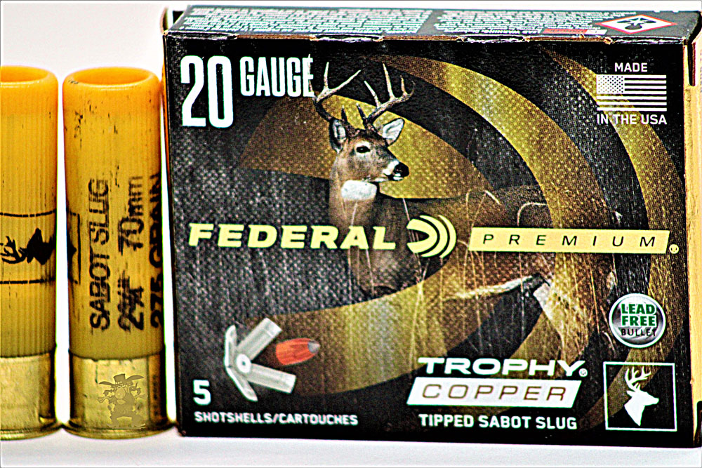 20 GA FEDERAL Trophy Copper Premium Tipped SABOT Slugs 20 Gauge 5 Rounds - Shotgun Shells at ...