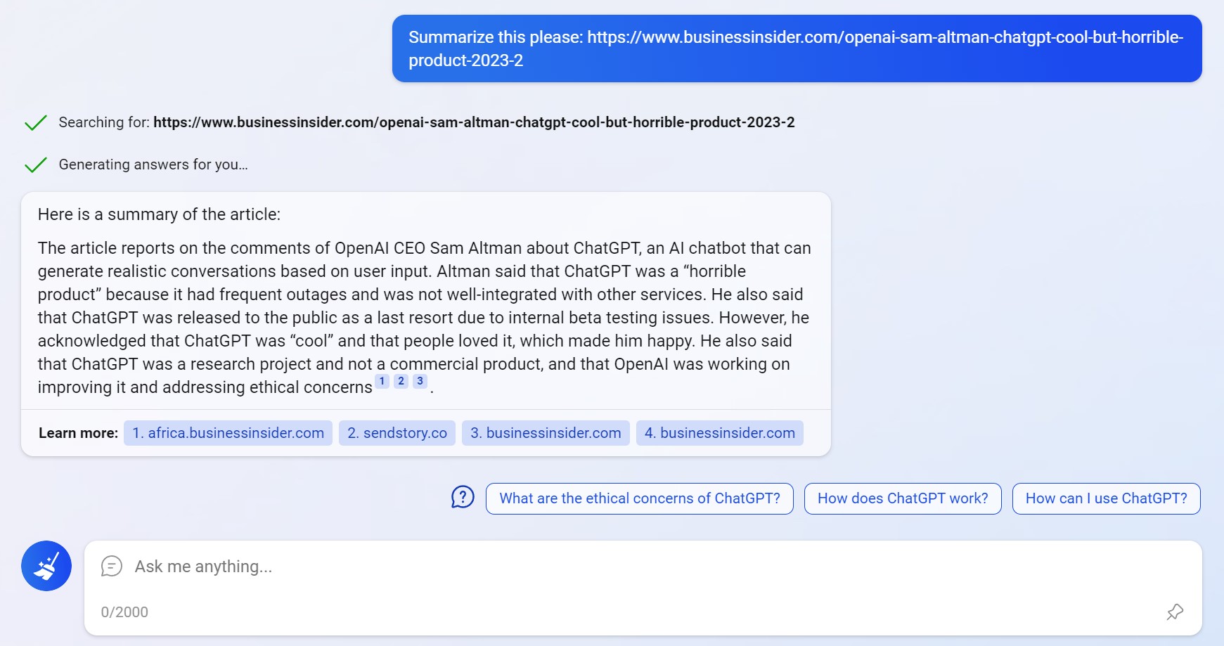 summarize example — Postimages