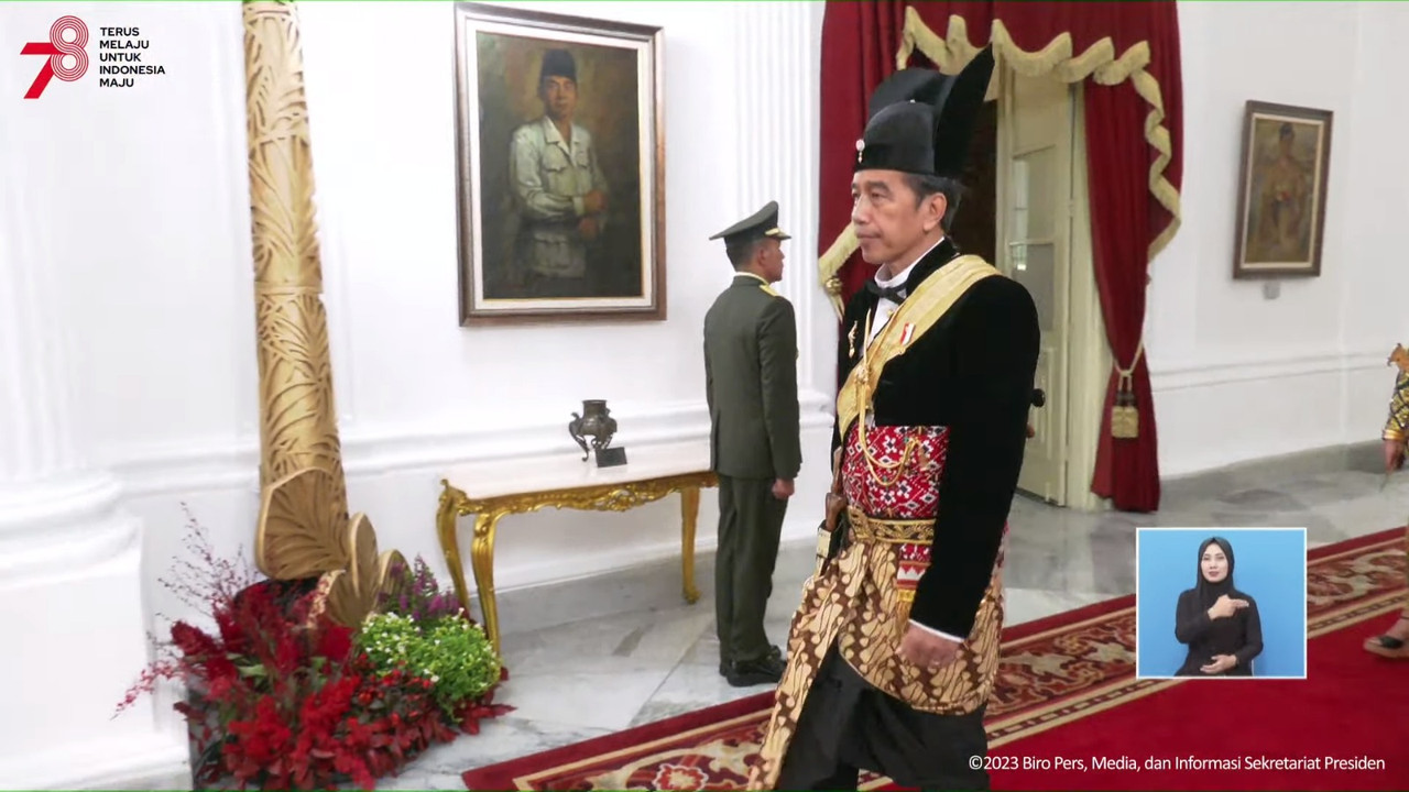 Jokowi Kenakan Pakaian Adat Dari Solo Saat Upacara Hut Ke 78 Ri Apa