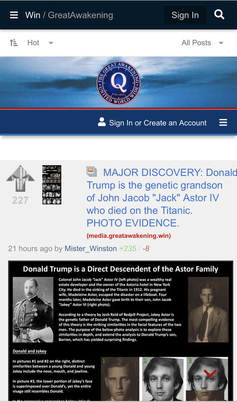 MAJOR DISCOVERY Donald Trump is the genetic grandson of John Jacob Jack ...