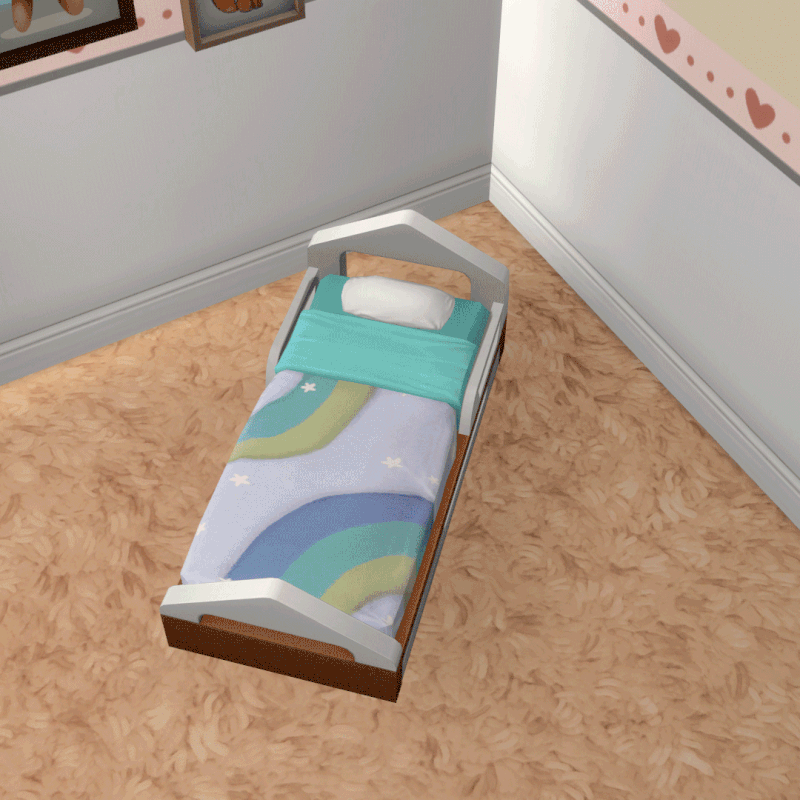 Bignight toddler bed - The Sims 4 Build / Buy - CurseForge