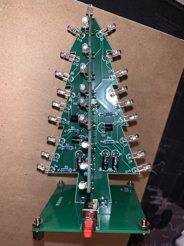 PCB Xmas Tree, some LEDs not flashing (symmetrical pattern) : r/PCB